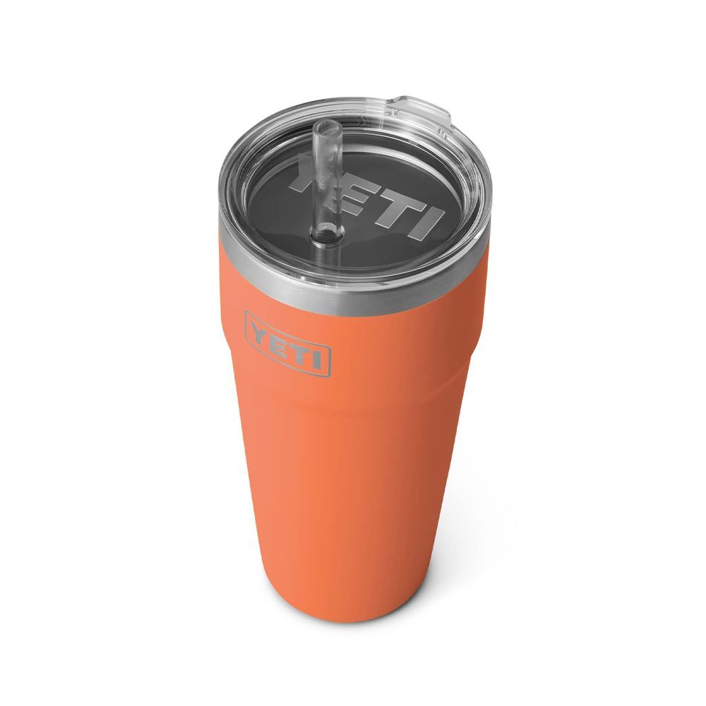 YETI Rambler 26 oz Straw Cup, Vacuum Insulated, Stainless Steel with ...