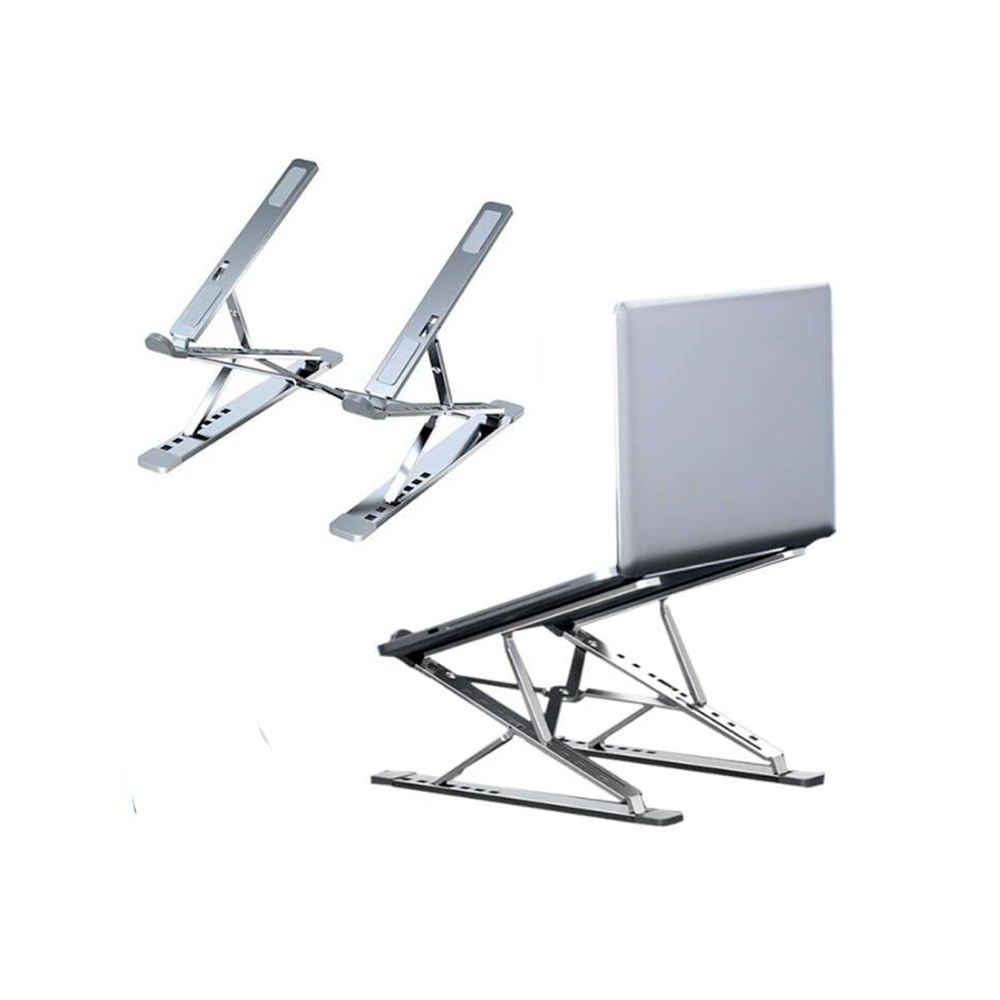 Soporte Base Notebook Aluminio Macbook Pro Air Regulable N8
