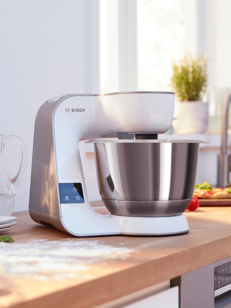 Robot de Cocina Bosch Con Báscula 3.9L 1000W Blanca MUM5XW20