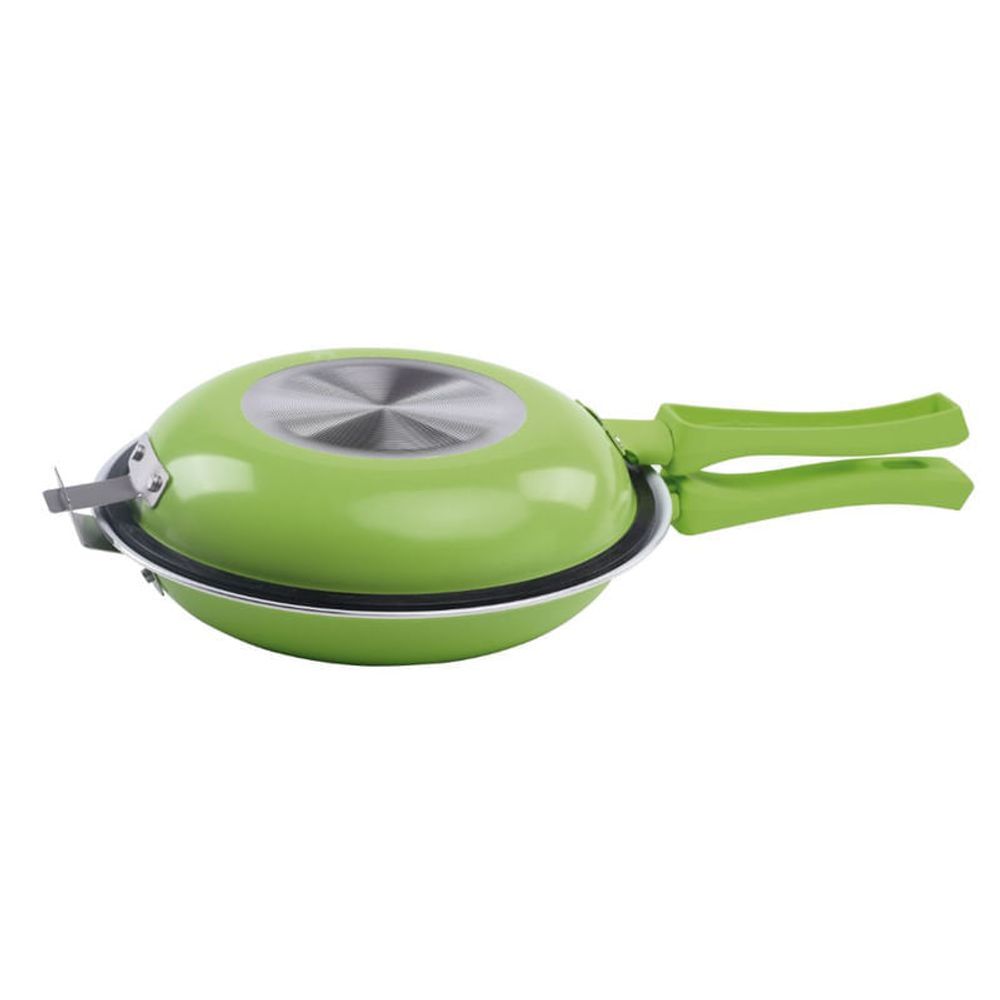 Sarten doble ceramica 24 cm Verde