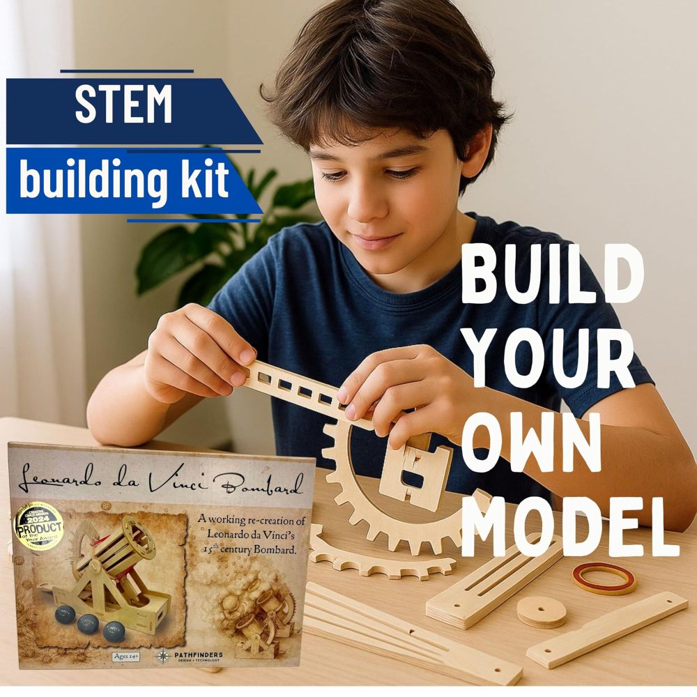 Kit STEM PATHFINDERS Leonardo da Vinci Bombard
