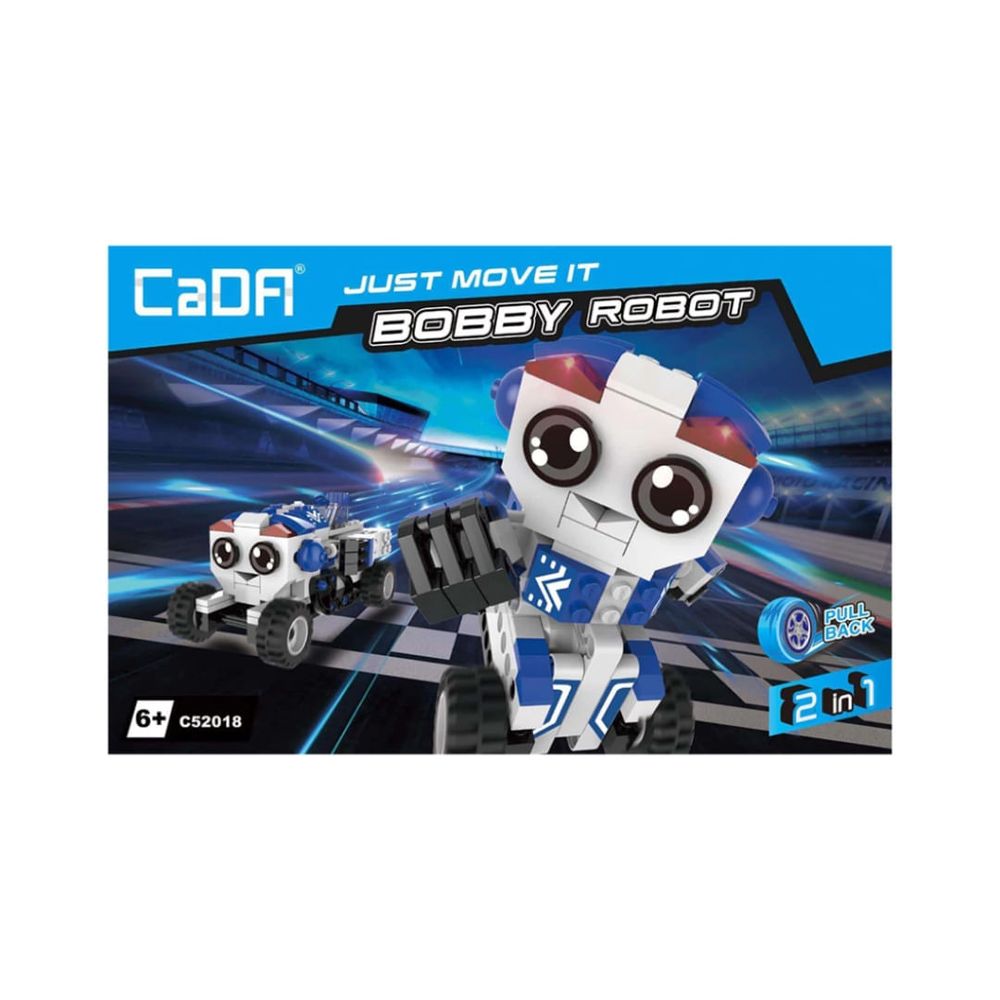 Robot para Armar 2 en 1 Pull Back Bobby