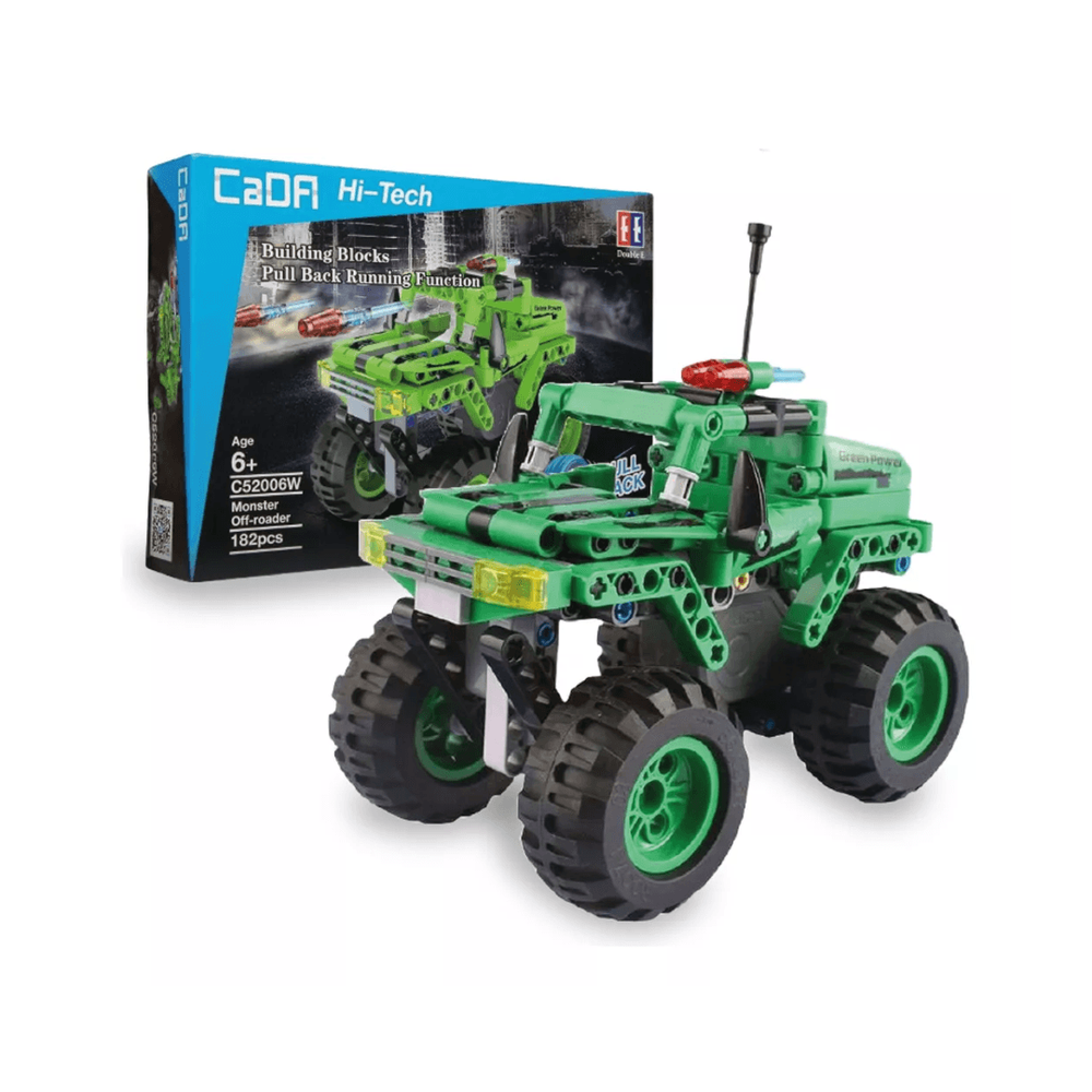 Vehículo para Armar Technic Pull Back - Monster Off-roader 182 Piezas