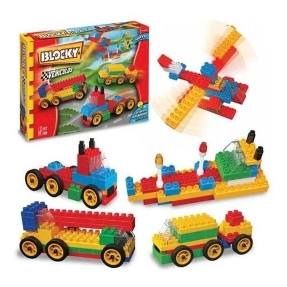 Blocky Vehiculos 3 Armar Crear Jugar Autos Bloques