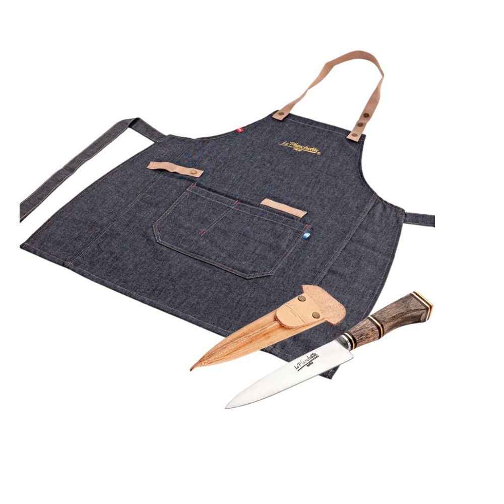 Cuchillo Criollo + Delantal Demin La Planchetta