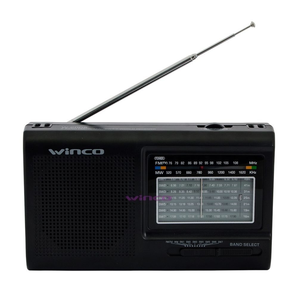 Radio Portatil Winco W2005 Dual 9 Bandas