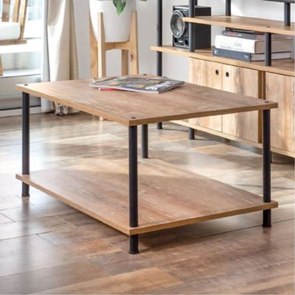 MESA RATONA INDUSTRIAL. 90 x 60 x 43 cm. Color ROBLE ATAKAMA