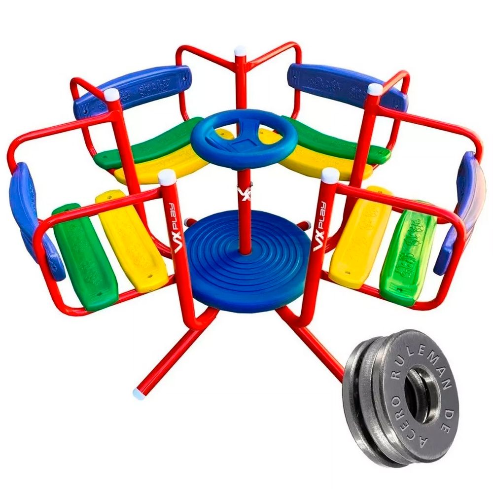 Calesita Infantil Vxplay Rojo