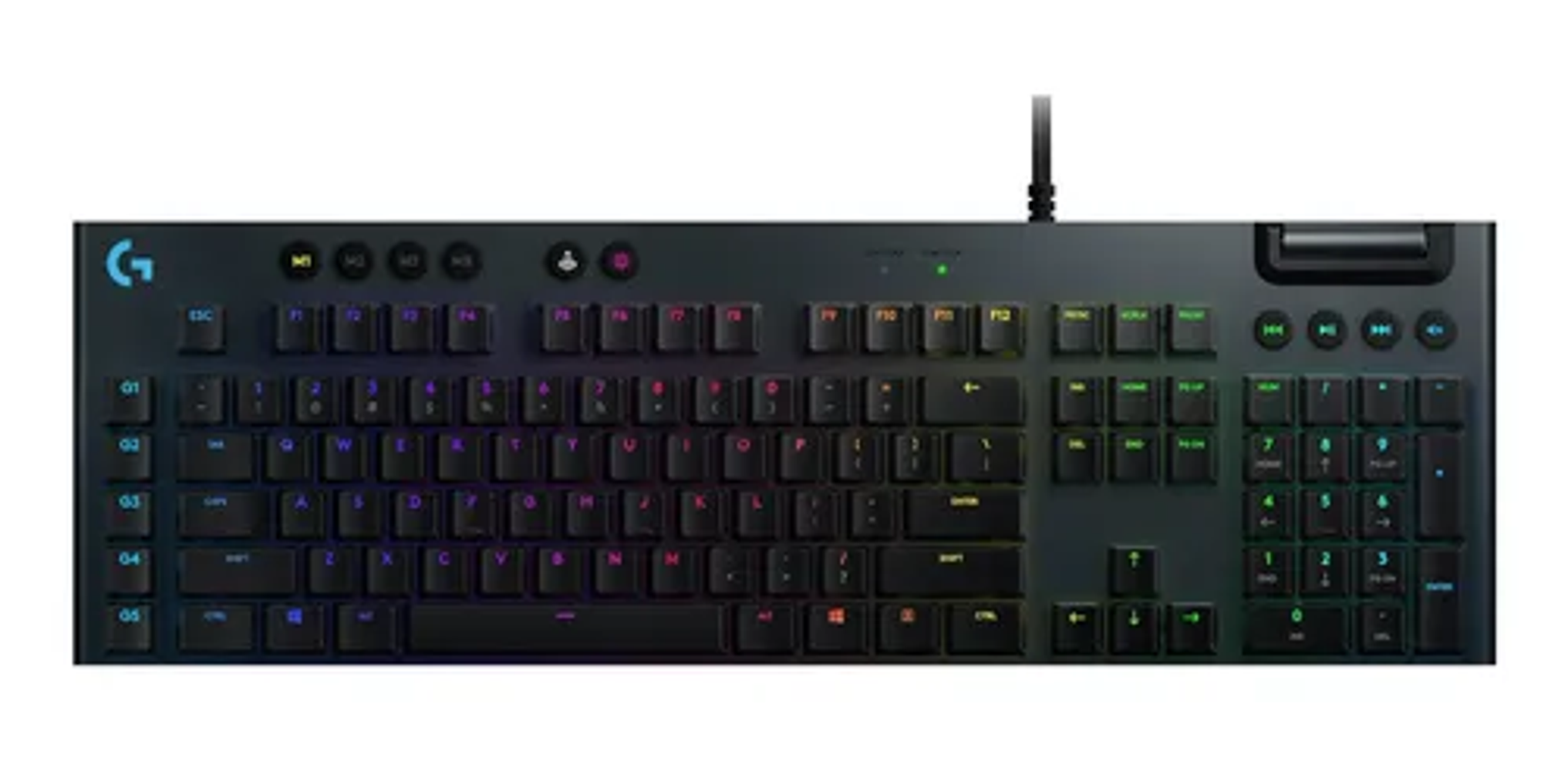Teclado Logitech Gamer G815 Gl Tactile Us Negro Rgb
