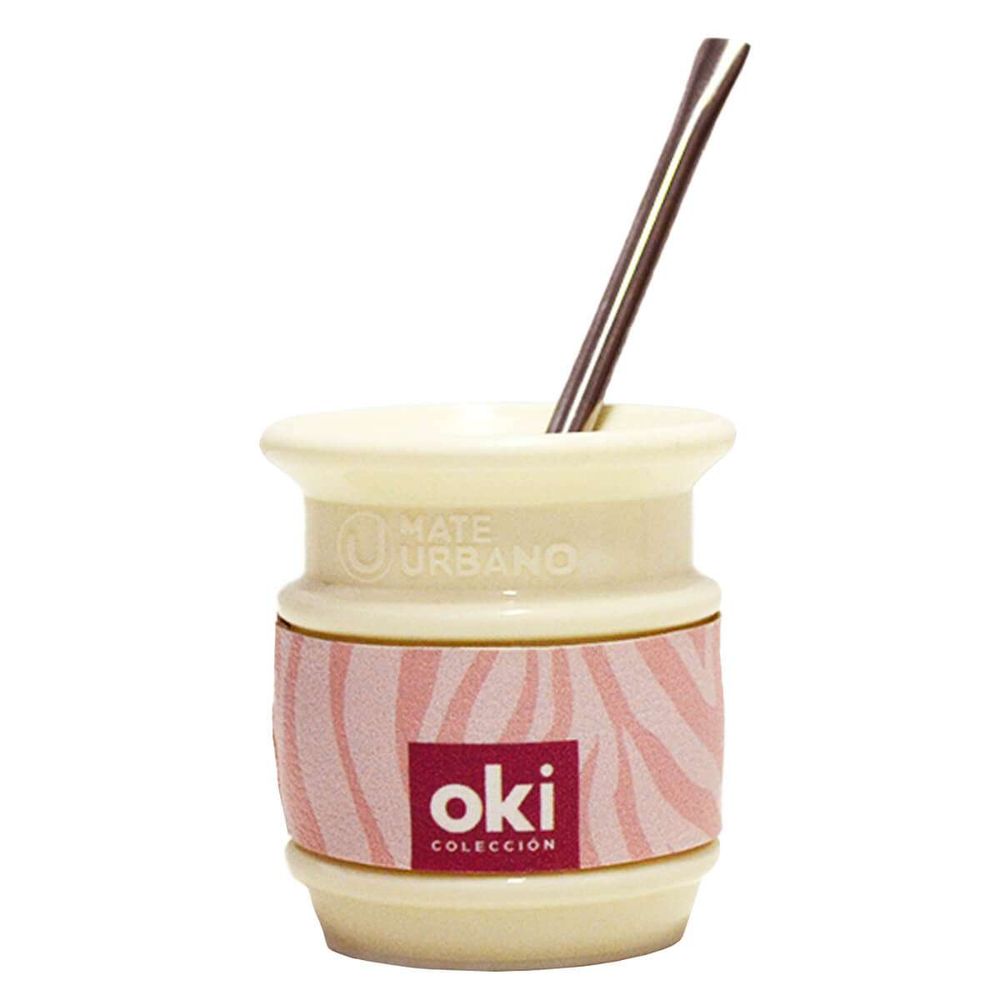 Mate Urbano Cebra rosa