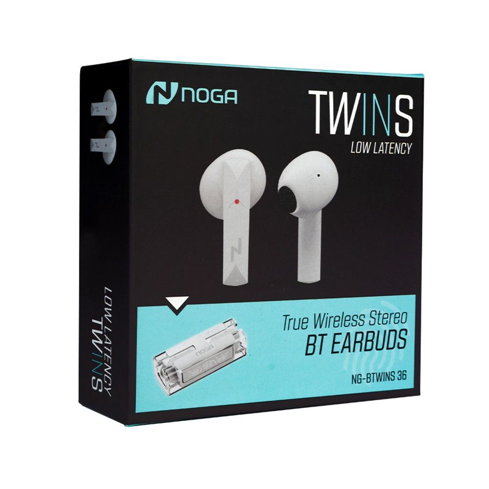 Auriculares True Wireles Stereo BT Earbuds Táctiles NG-BTWINS 36 Negro