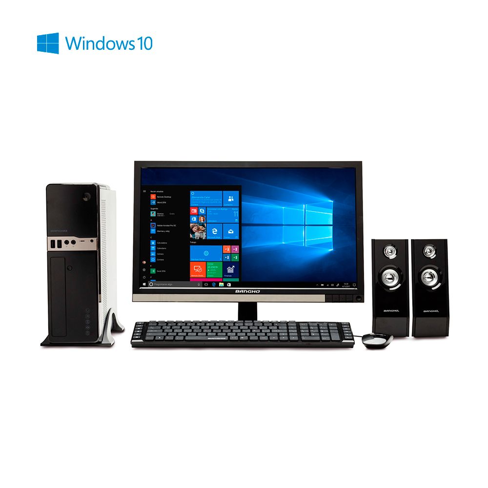 Pc Completa Banghó B02 Amd Ryzen 5 8GB 240GB SSD 22” FHD Windows 10