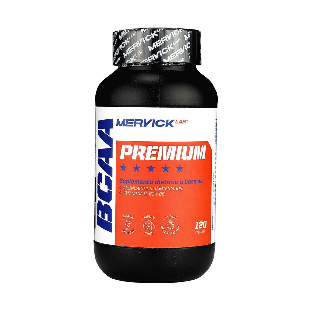 BCAA Premium 120 cap. Sabor:Sin Sabor Mervick Lab