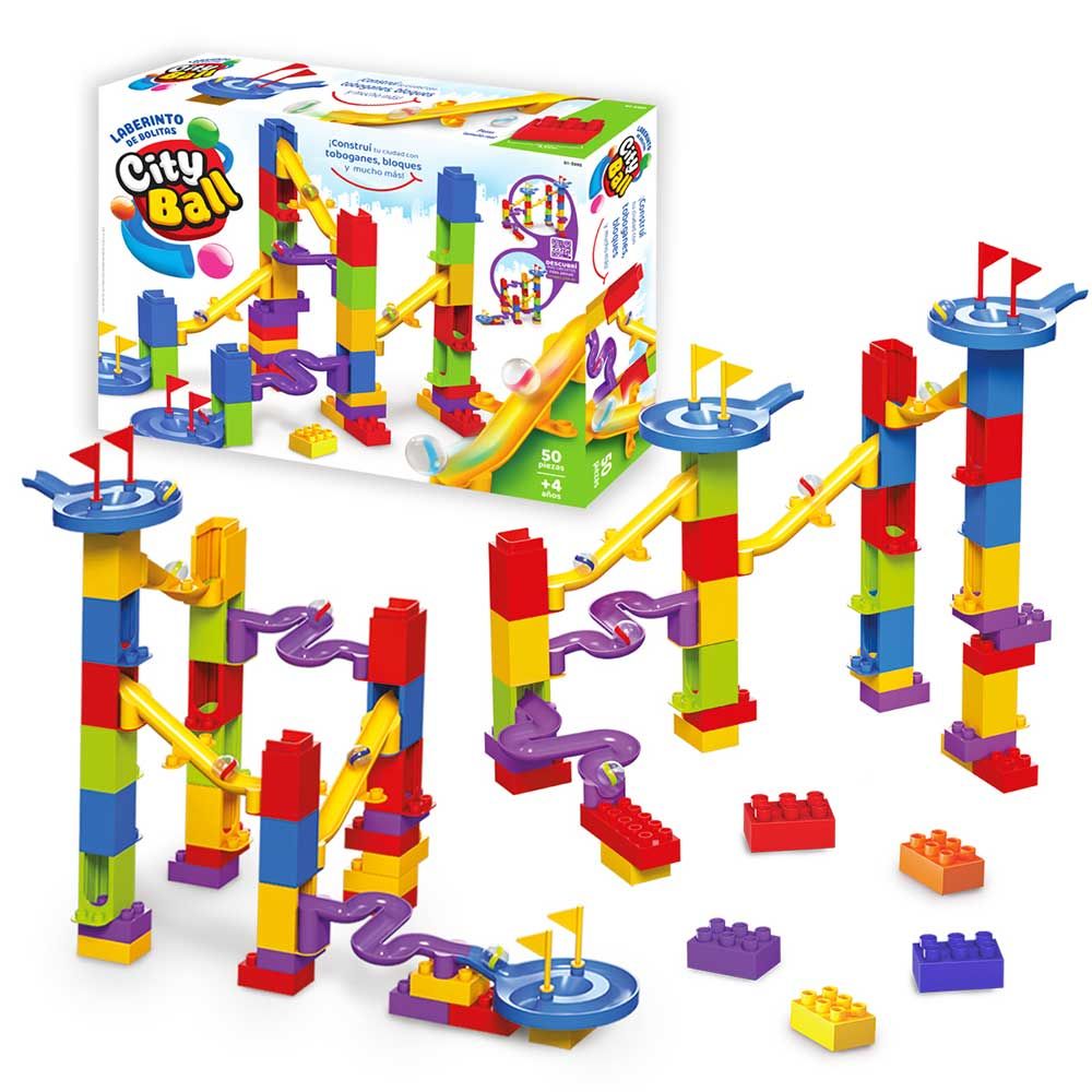Laberinto de Bolitas City Ball 50 Piezas