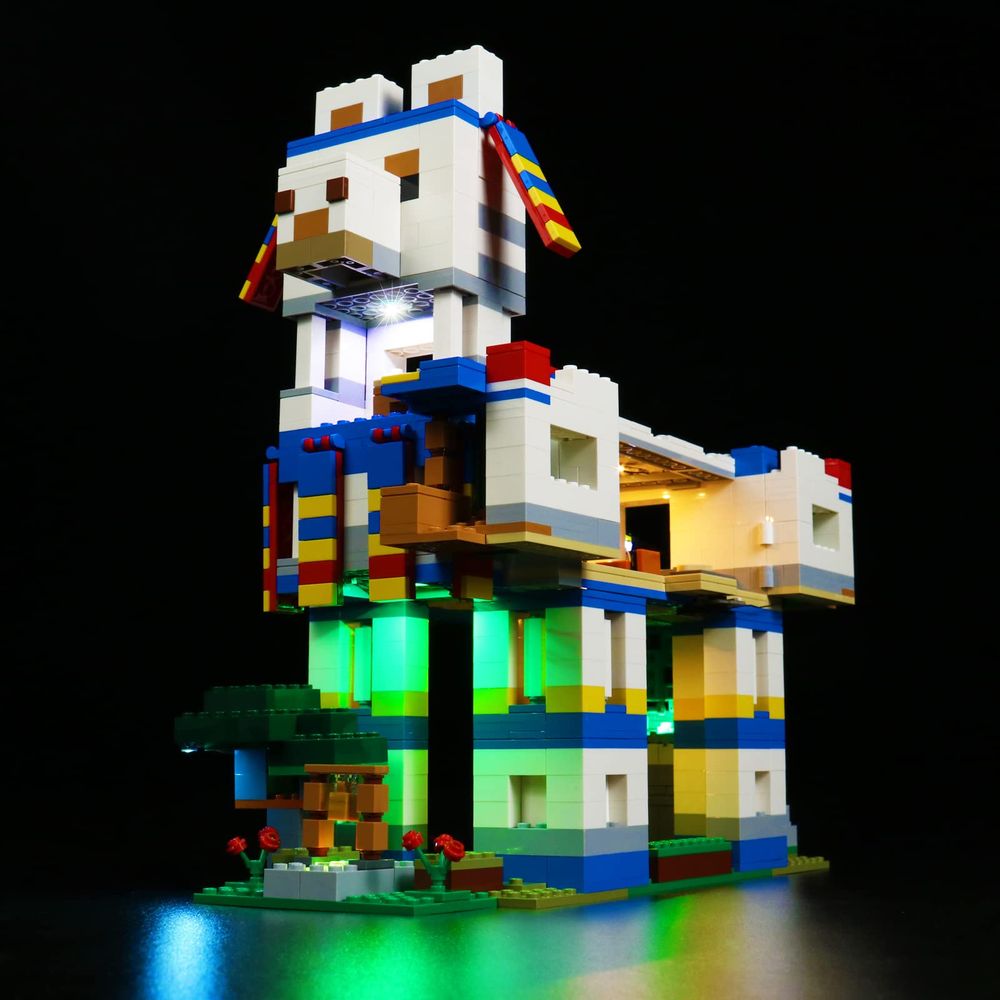 Kit de luces LED para Lego Minecraft Llama Village 21188 de VONA