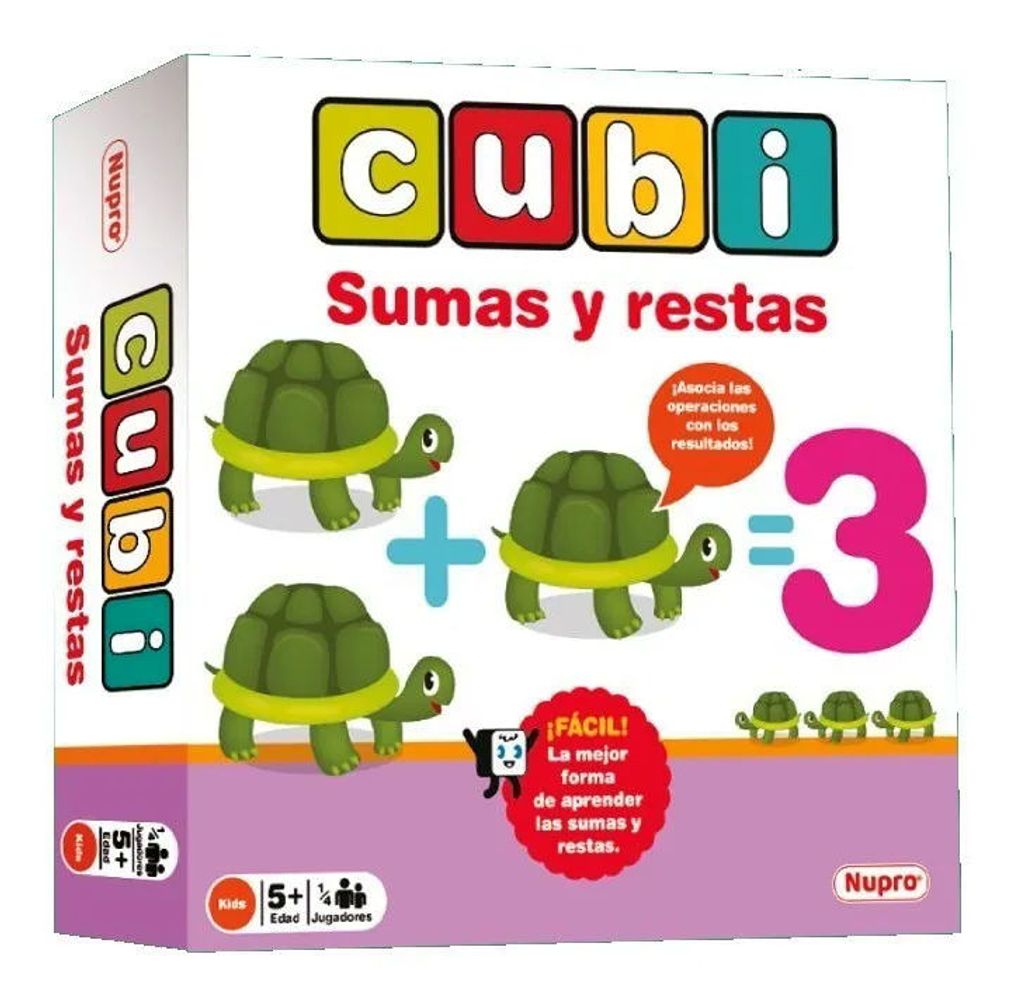 Juego Didactico Cubi Sumas Y Restas