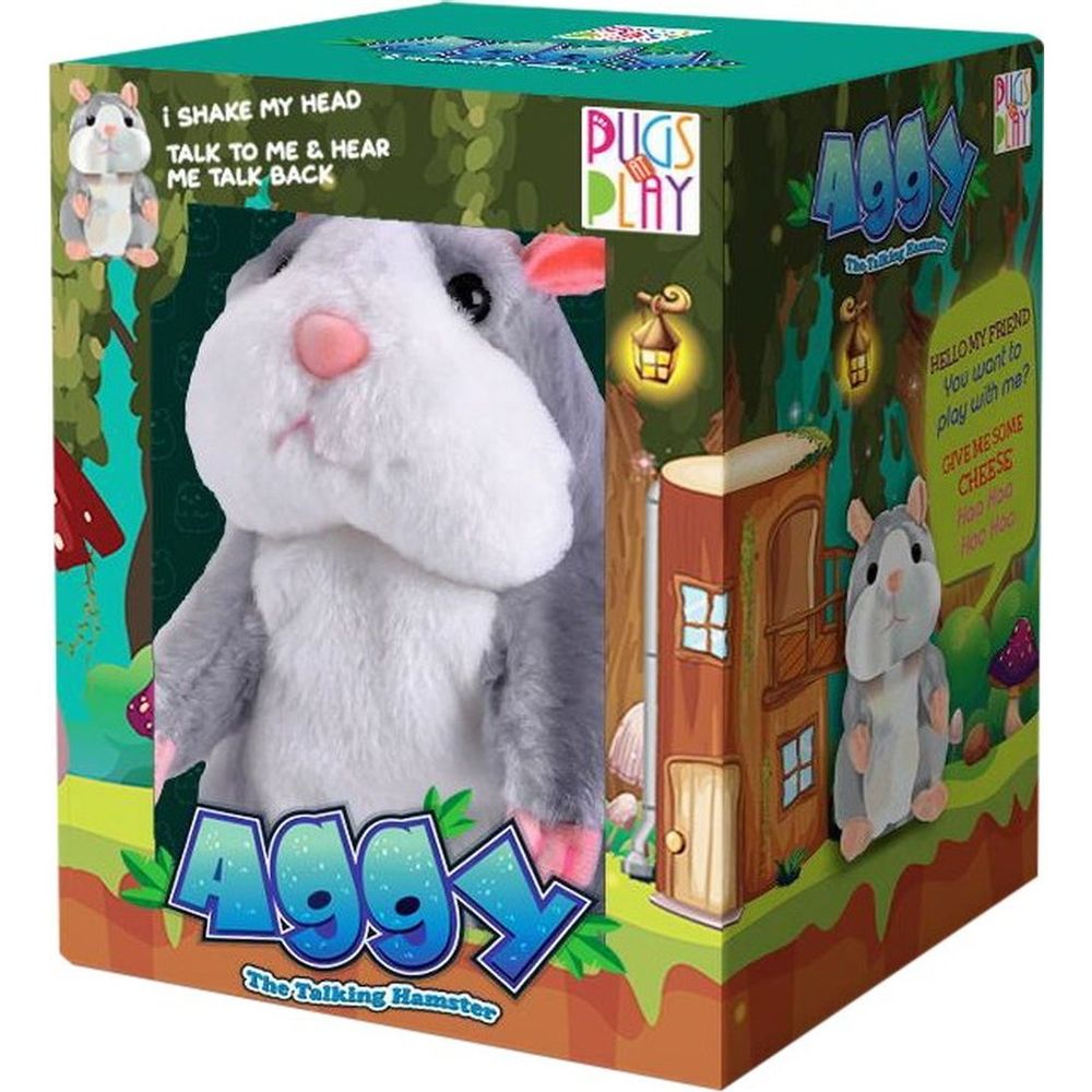 Pugs At Play Peluche Hablame Y Escuchame Hamster Aggy