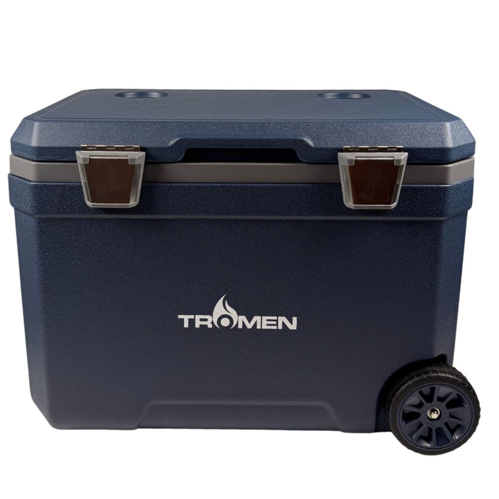 Heladera Conservadora 45Lts Con Ruedas Tromen Azul
