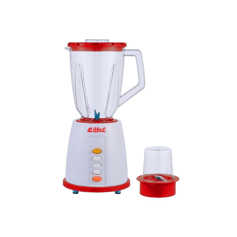 Licuadora Eiffel E-221 Jarra Plastica 4 Velocidades + Molinillo de cafe 500Wtts