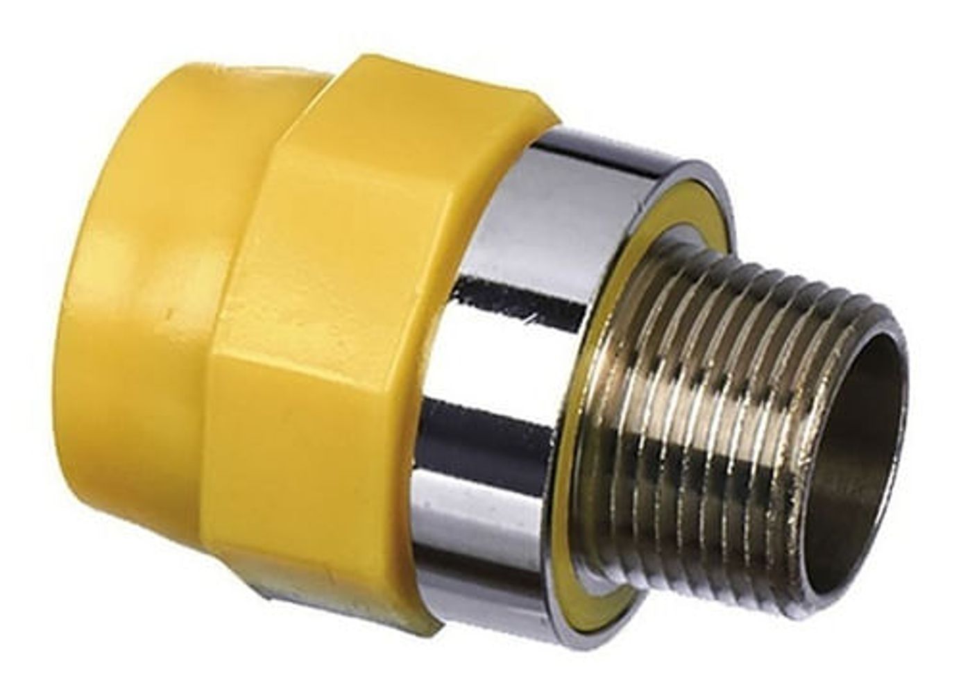 Cupla Con Inserto Metalico Rosca Macho 25mm X 3/4 Sigas Gas