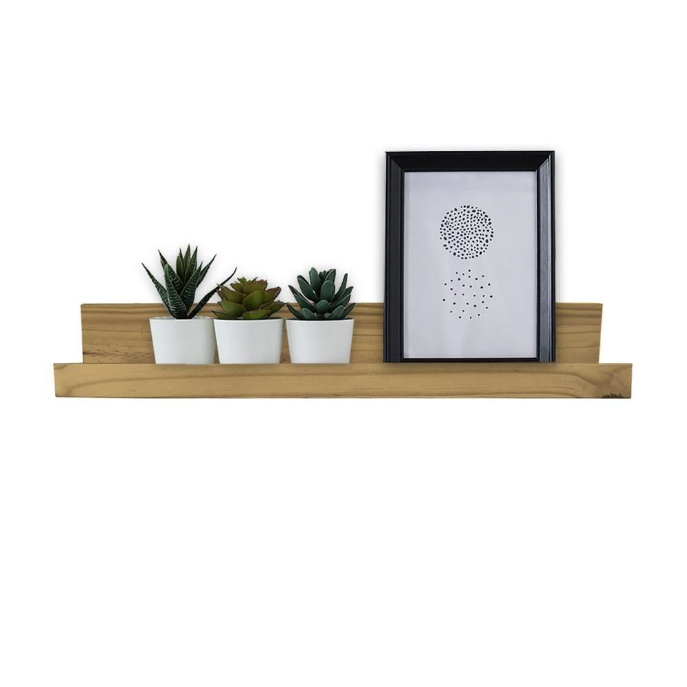 Repisa Colgante Decorativa 60 Cm Sajo Color Roble