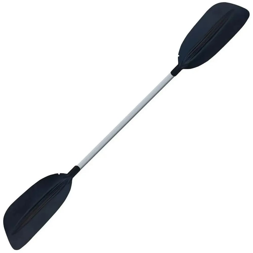 Remo Negro Doble Pala Cucharita Aluminio Kayak Canoa Bote