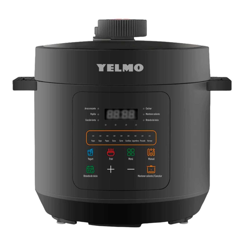 Olla Eléctrica a Presión Táctil 6 Litros Yelmo PS7006