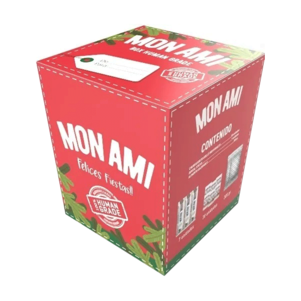 Caja Navideña de Snacks Mon Ami Razas Grandes