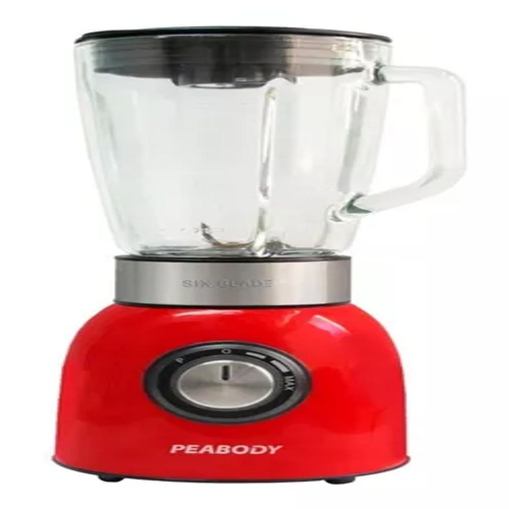 Licuadora Peabody Pe-ln800 1.5 L Roja Con Jarra De Vidrio 220v