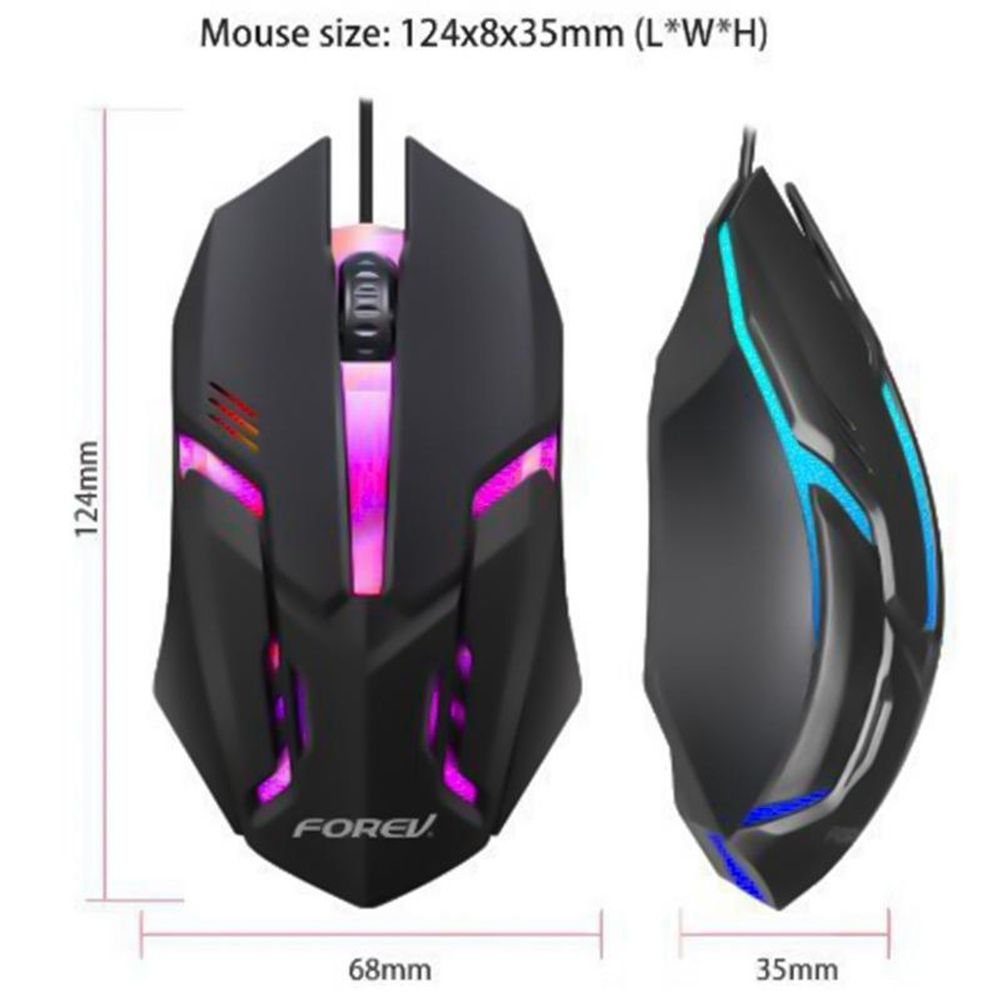 MOUSE GAMER RGB FOREV FV-136