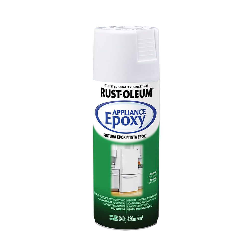 Aerosol Epoxy Electrodomesticos Rust Oleum Blanco Brillante