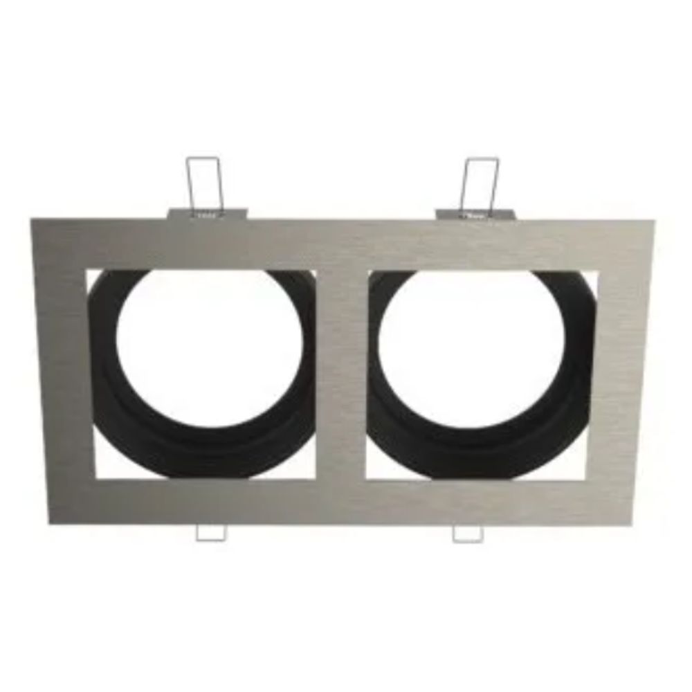 Spot Embutido Movil Ecobox 2 Luces Gu10 Spotsline Platil