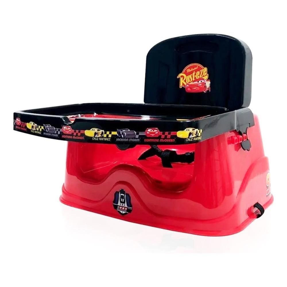 Silla Booster De Comer Cars Color Rojo Nombre del diseno Autos