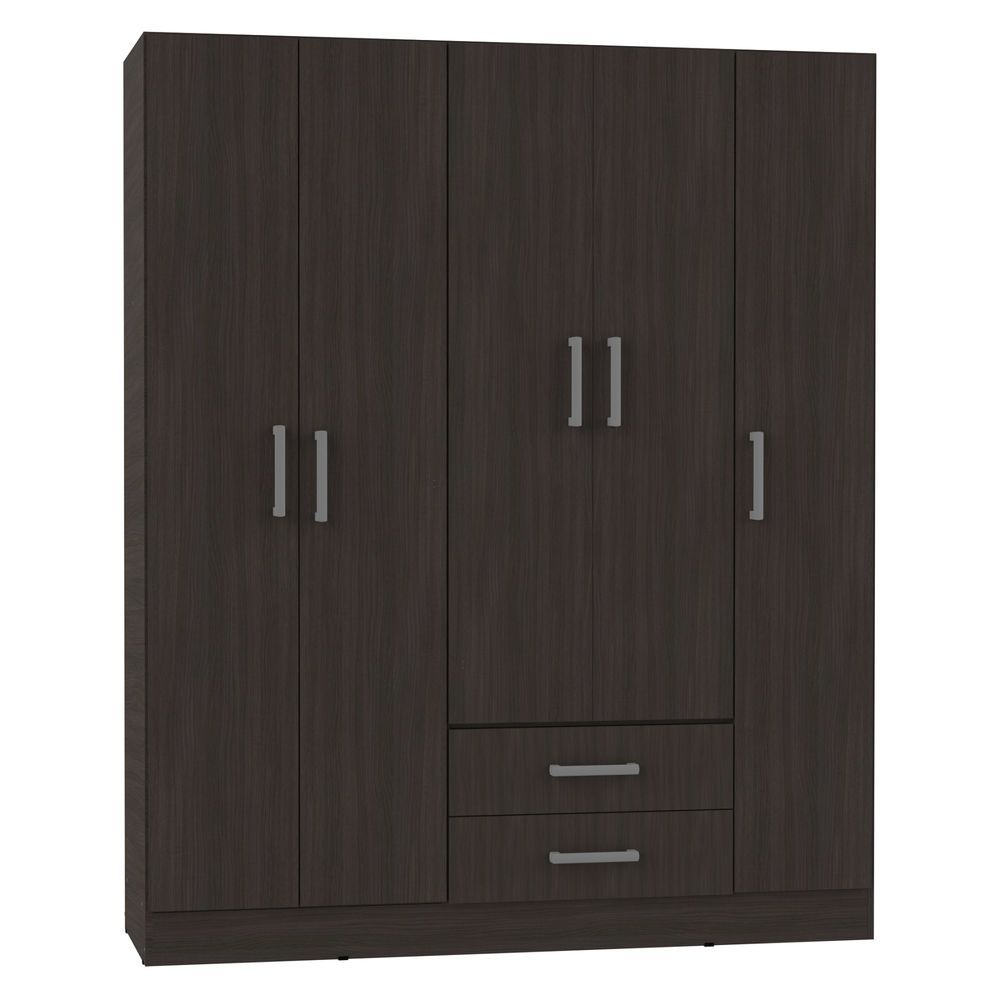 Placard Ropero Orlandi Línea Bahía 183x151cm - 5 puertas - 2 Cajones ...