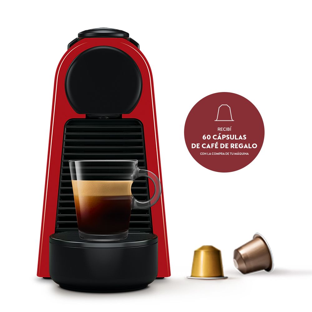 Cafetera Nespresso Essenza Mini Red