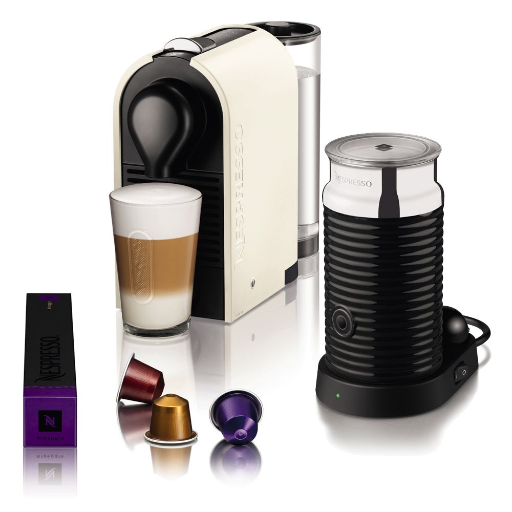 CAFETERA EXPRESS NESPRESSO U PACK WHITE