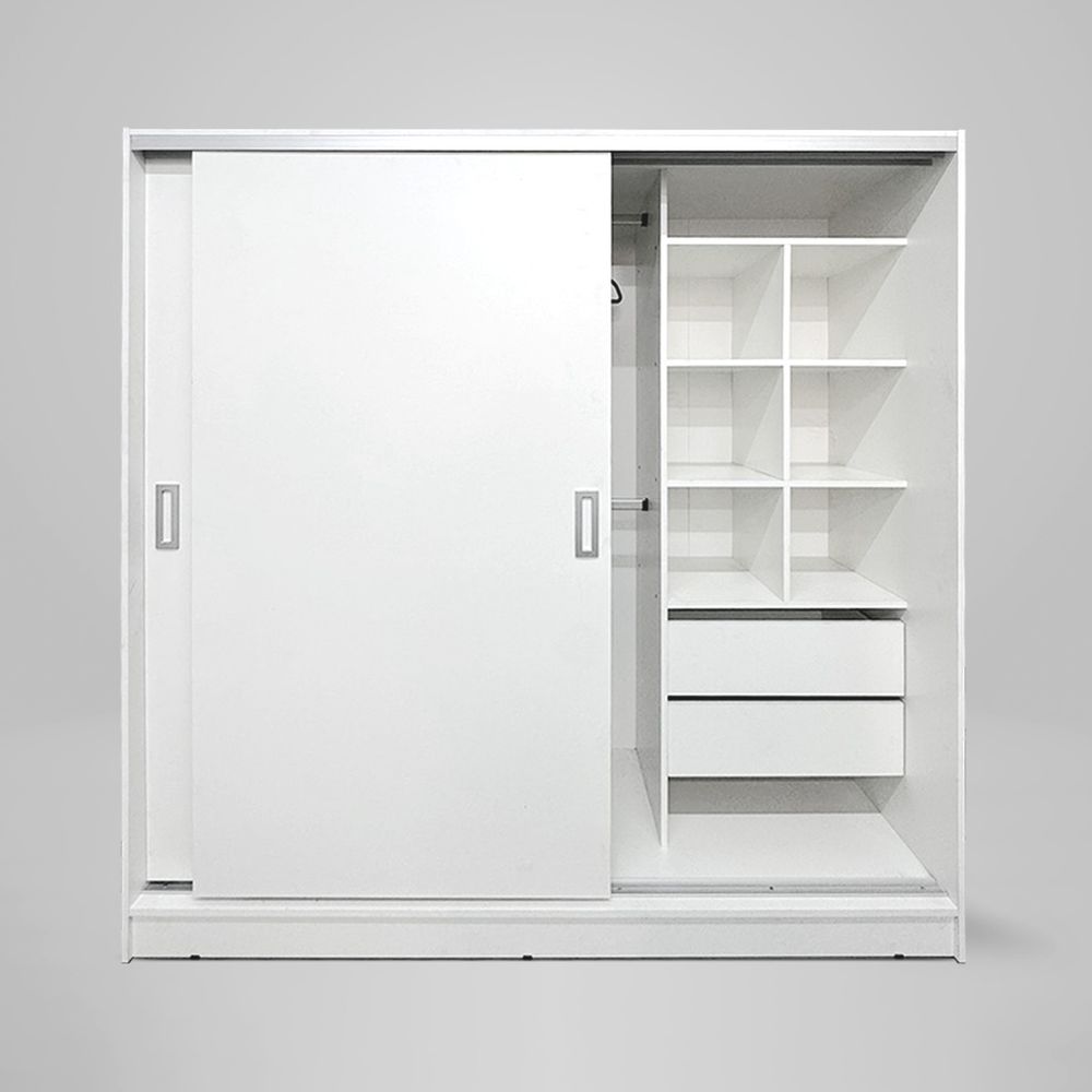 Placard 180x180 cm cubos Diseños Modernos Blanco