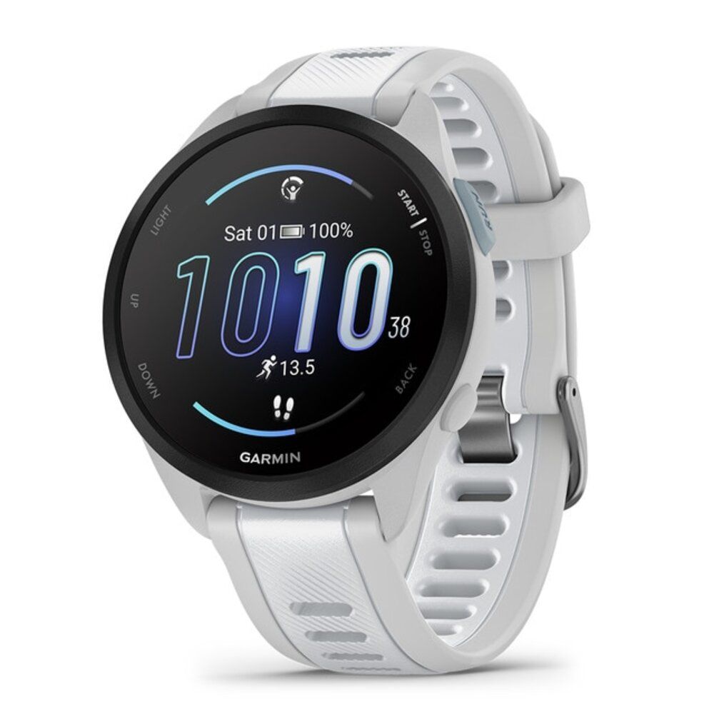 Smartwatch Reloj Forerunner 165 Garmin Amoled Tactil Botones Gris Claro