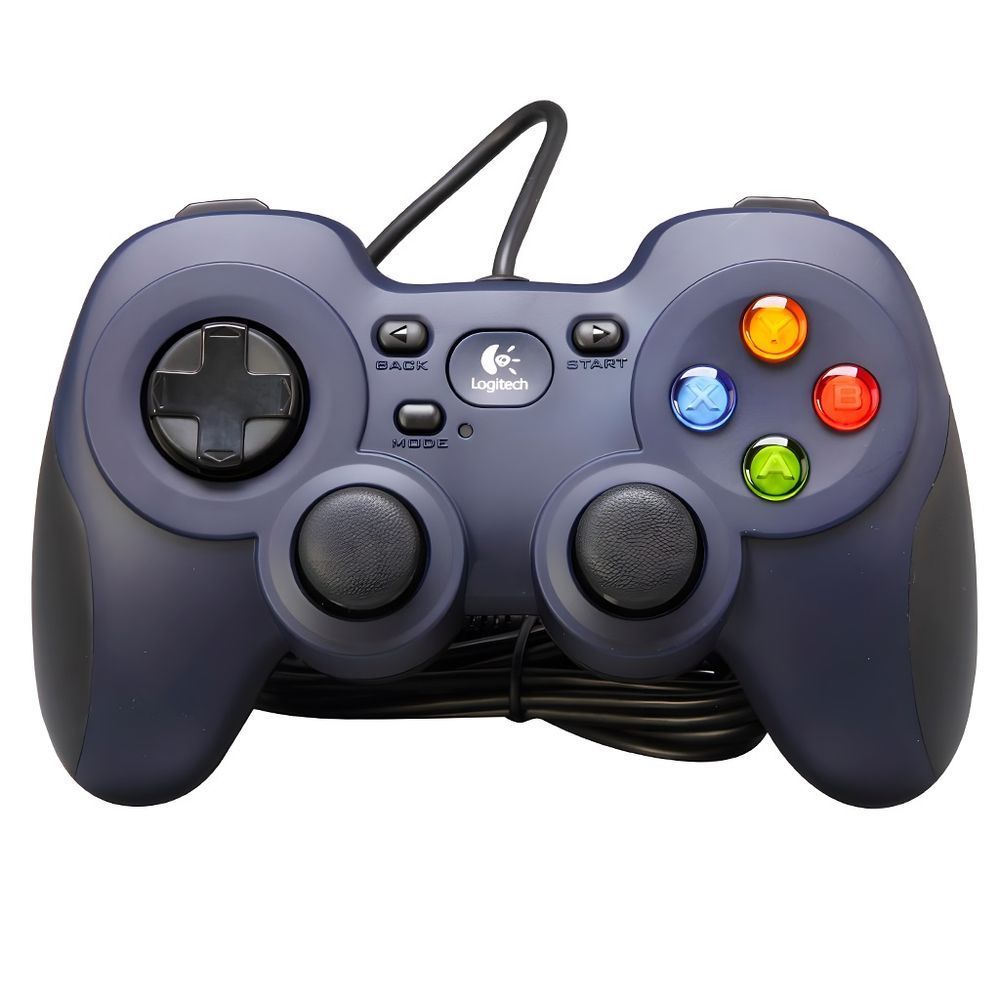 Joystick Logitech F310 Consolas Pc con cable 1,8m - Azul Y Negro