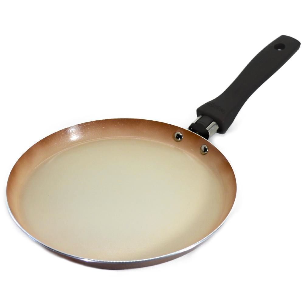 Panquequera Hudson 22 Cm Aluminio Ceramica Antiadherente Cobre
