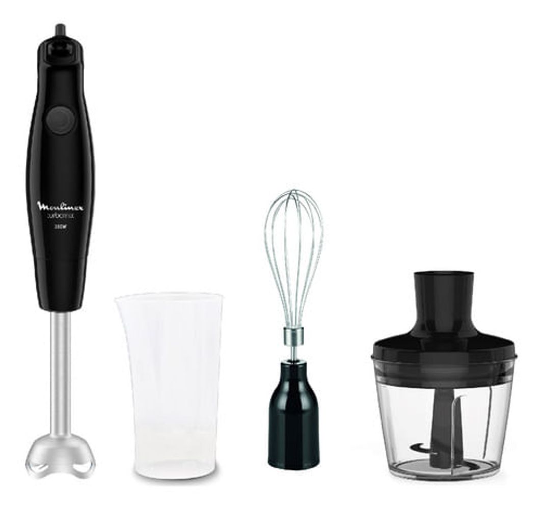 Minipimer Mixer Moulinex Turbomix 3 En 1 Negra