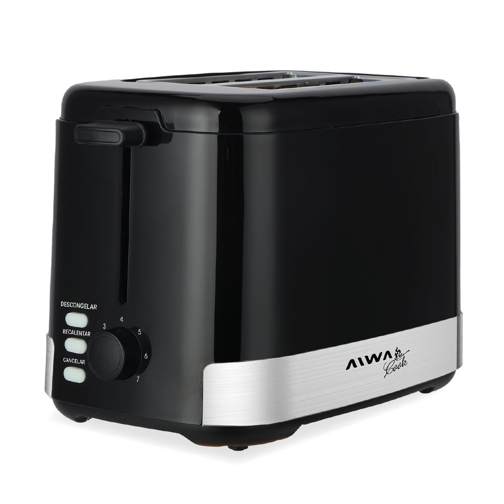 Tostadora Electrica 800W Negra AIWA