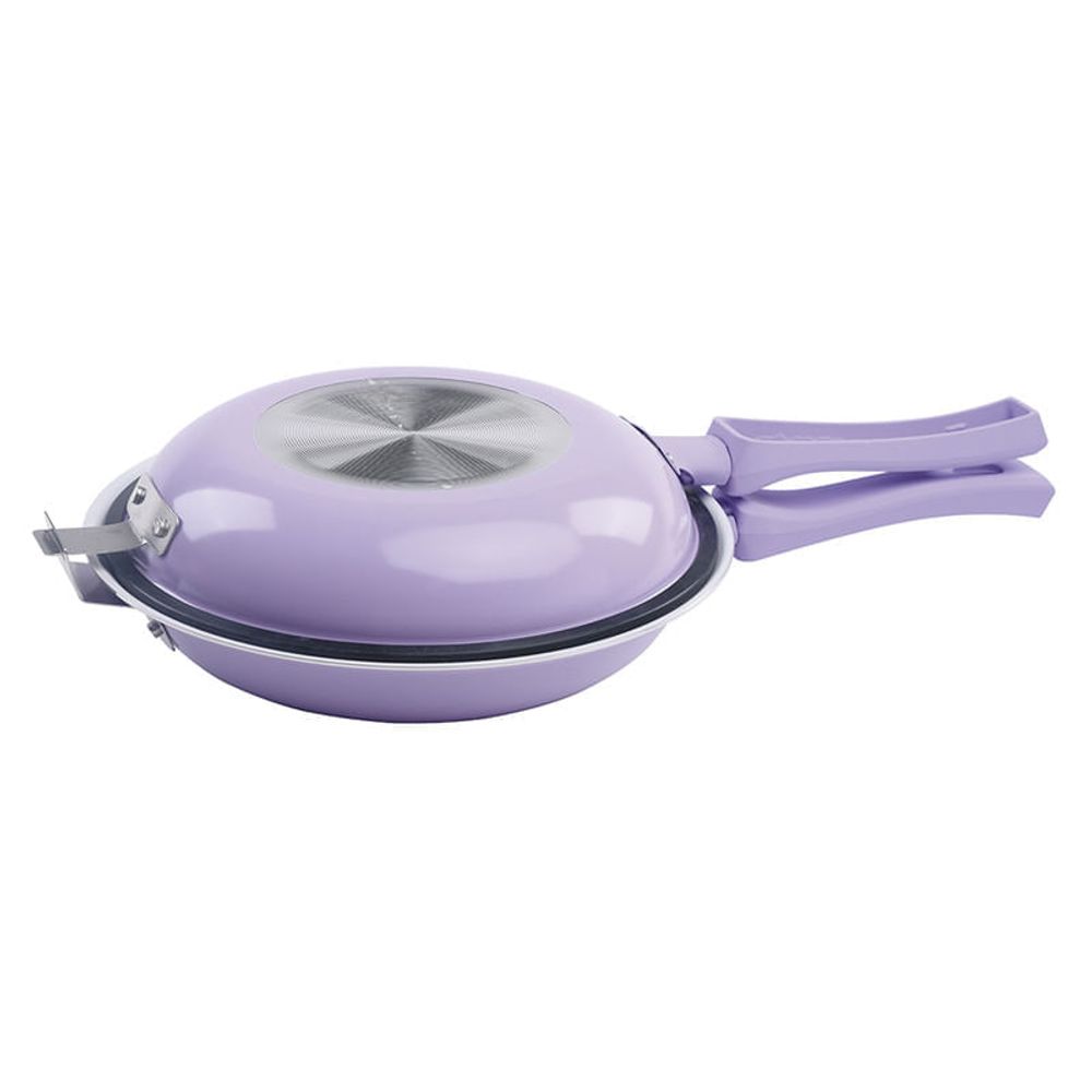 Sarten doble ceramica 22 cm Lila Carol Linea Soft