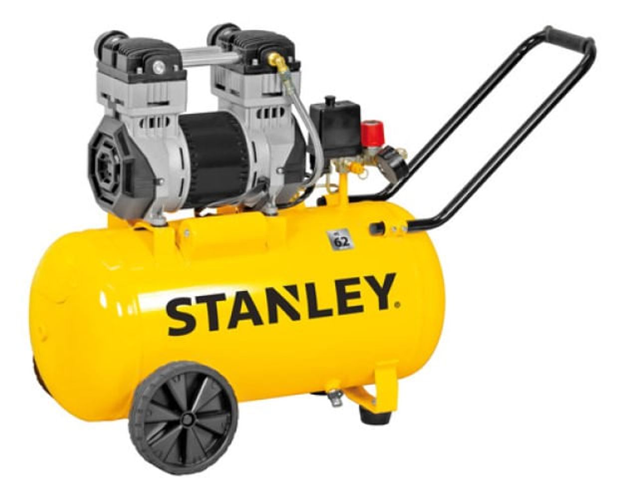 Compresor De Aire Stanley Silencioso 50 Lts 2 Hp Fs