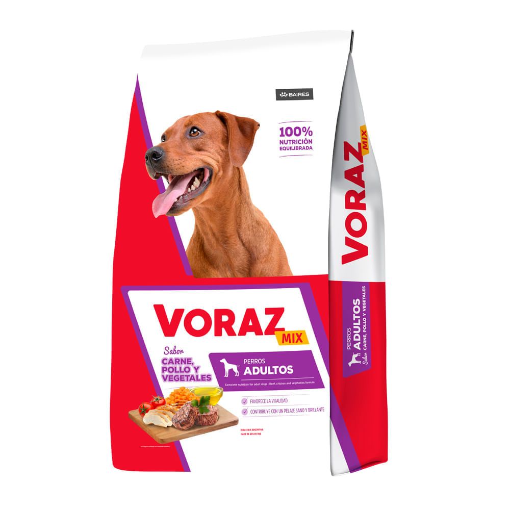 Alimento Voraz Mix Para Perro Adulto 10 kg