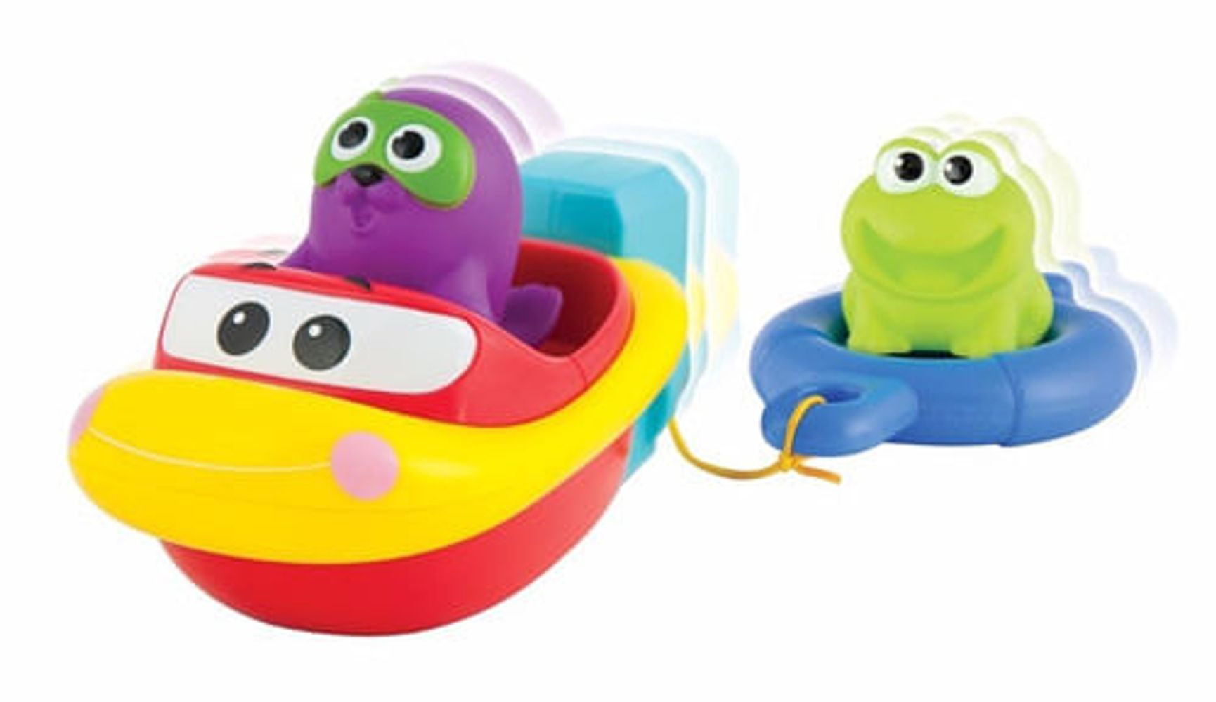 Juego De Agua Para El Baño Barquito Con Accesorios Winfun
