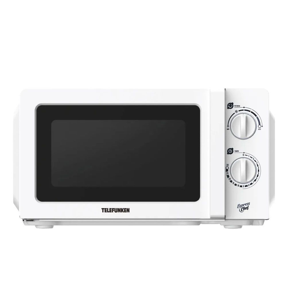 Microondas Telefunken 20litros Blanco 700w Analogico