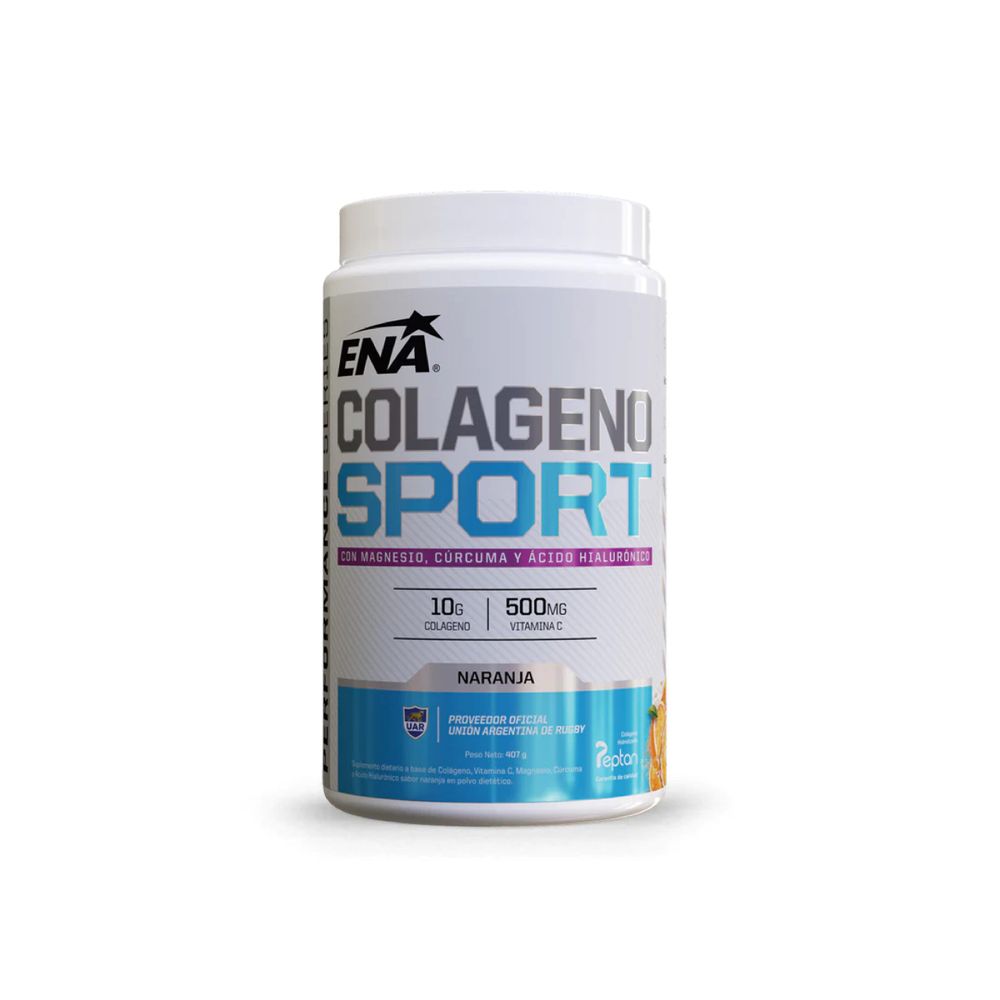 Suplemento en Polvo ENA Colágeno Sport Sabor Naranja x 407g