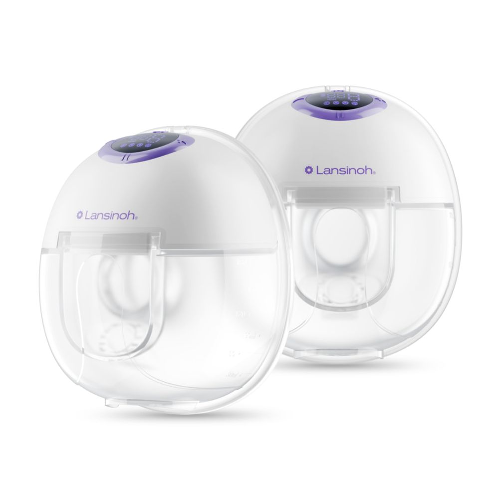 Lansinoh Discreet Duo - Extractor de leche