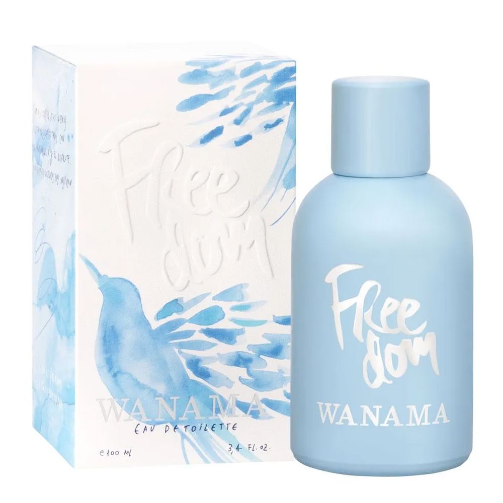 Perfume de Mujer Wanama Freedom Blue Bird EDT 100 Ml